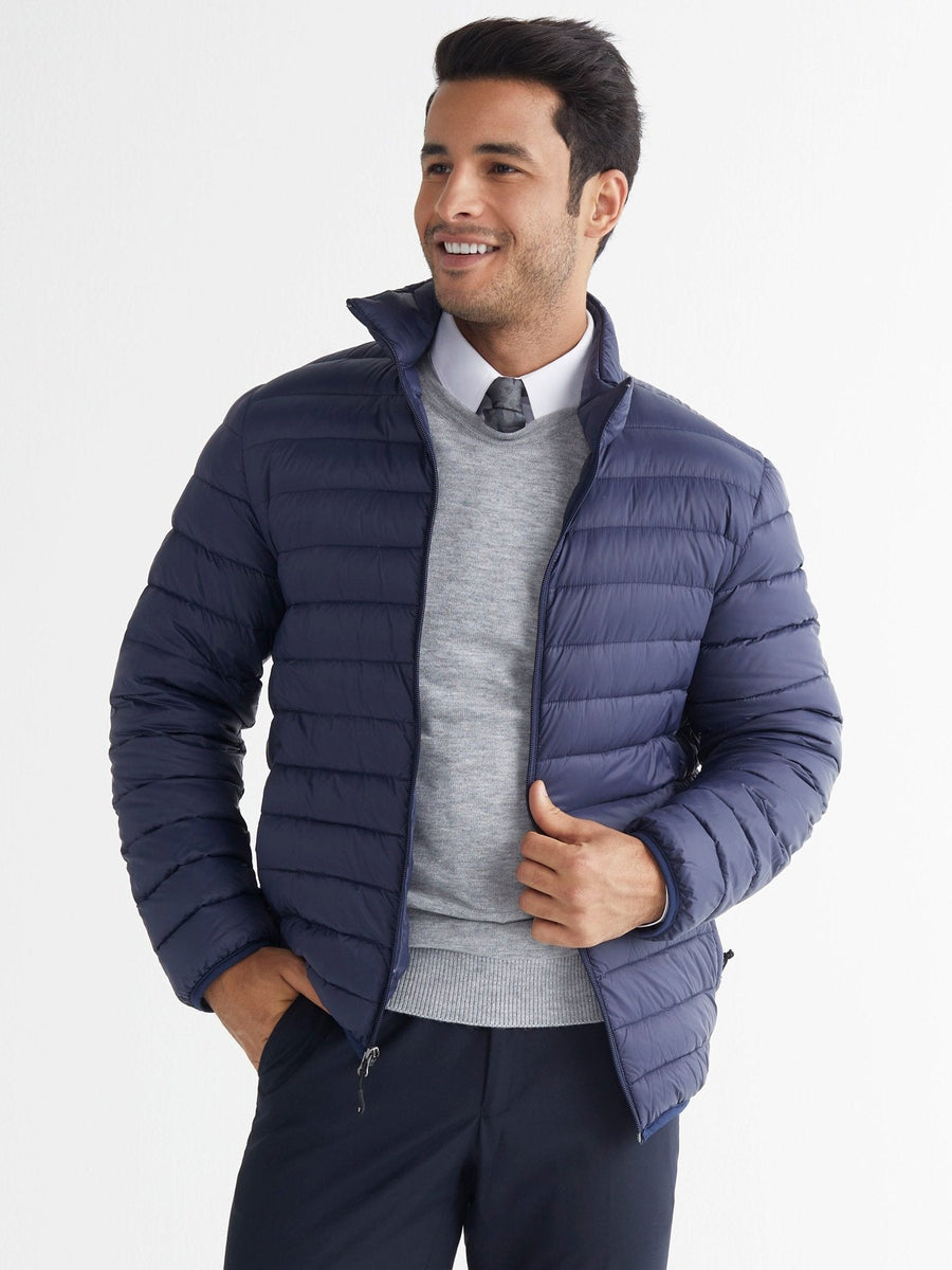 Men's Weatherproof Puffer Jacket - Classic Navy – ICO Uniforms