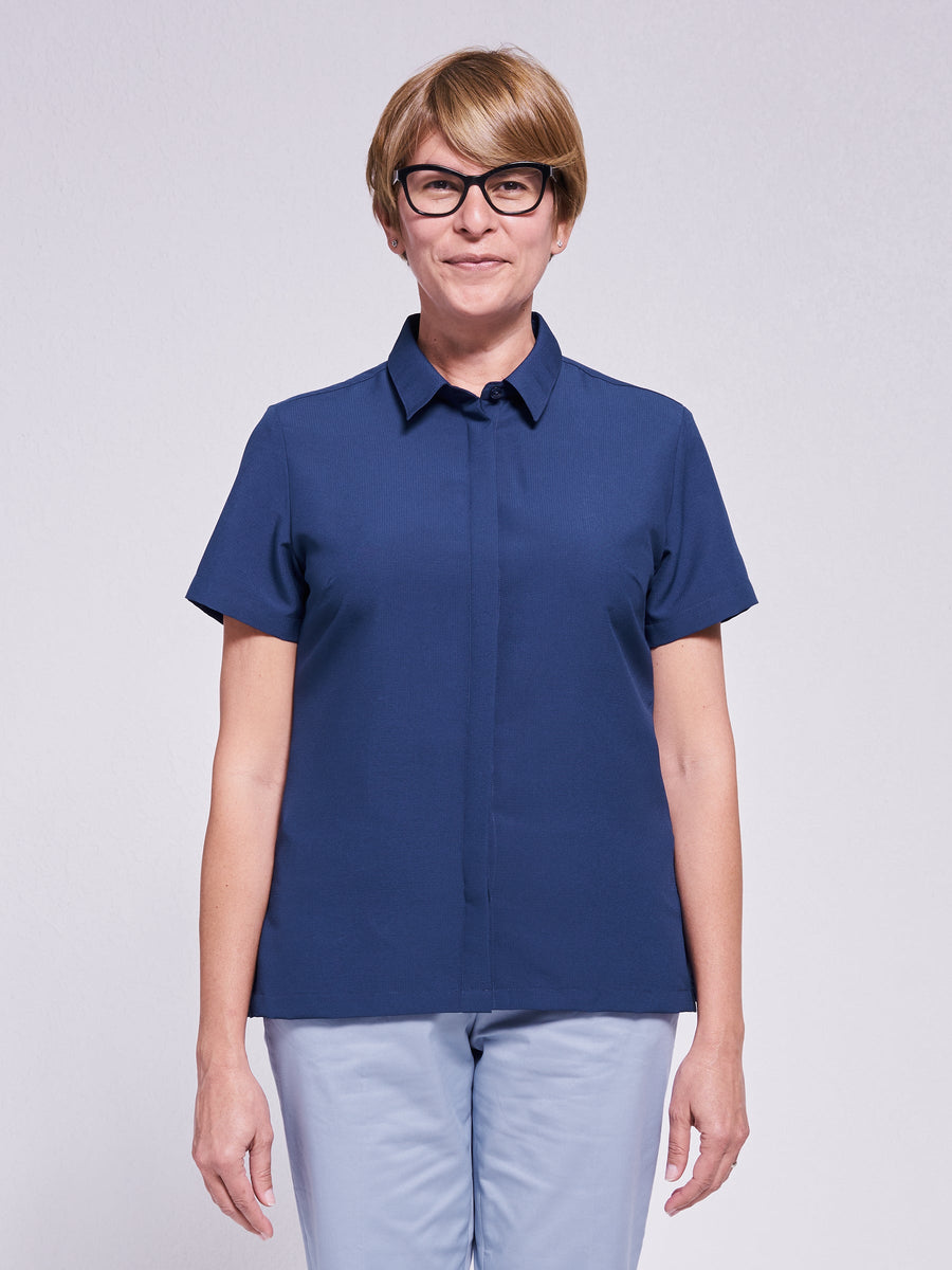 Ladies' Resort Shirt - Estate Blue – ICO Uniforms