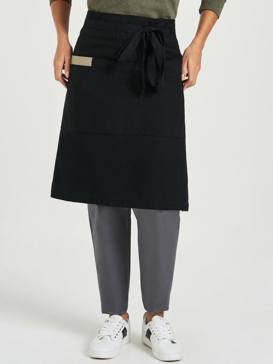 Three Pocket Waist Apron - Black/Moss – ICO Uniforms