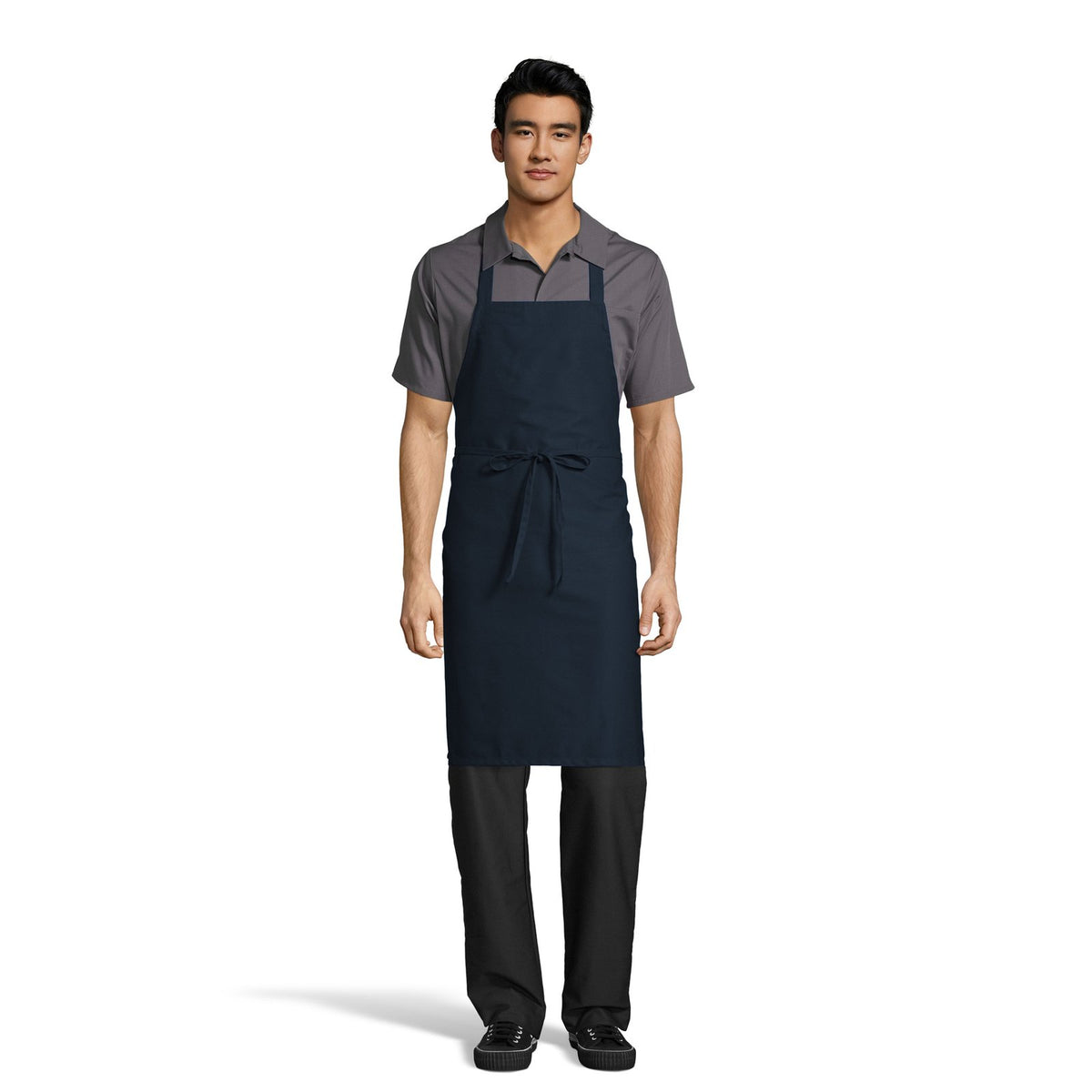 Classic Bib Apron - Navy – ICO Uniforms