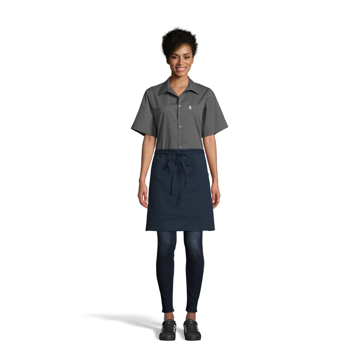 Half Waist Bistro Apron - Navy – ICO Uniforms
